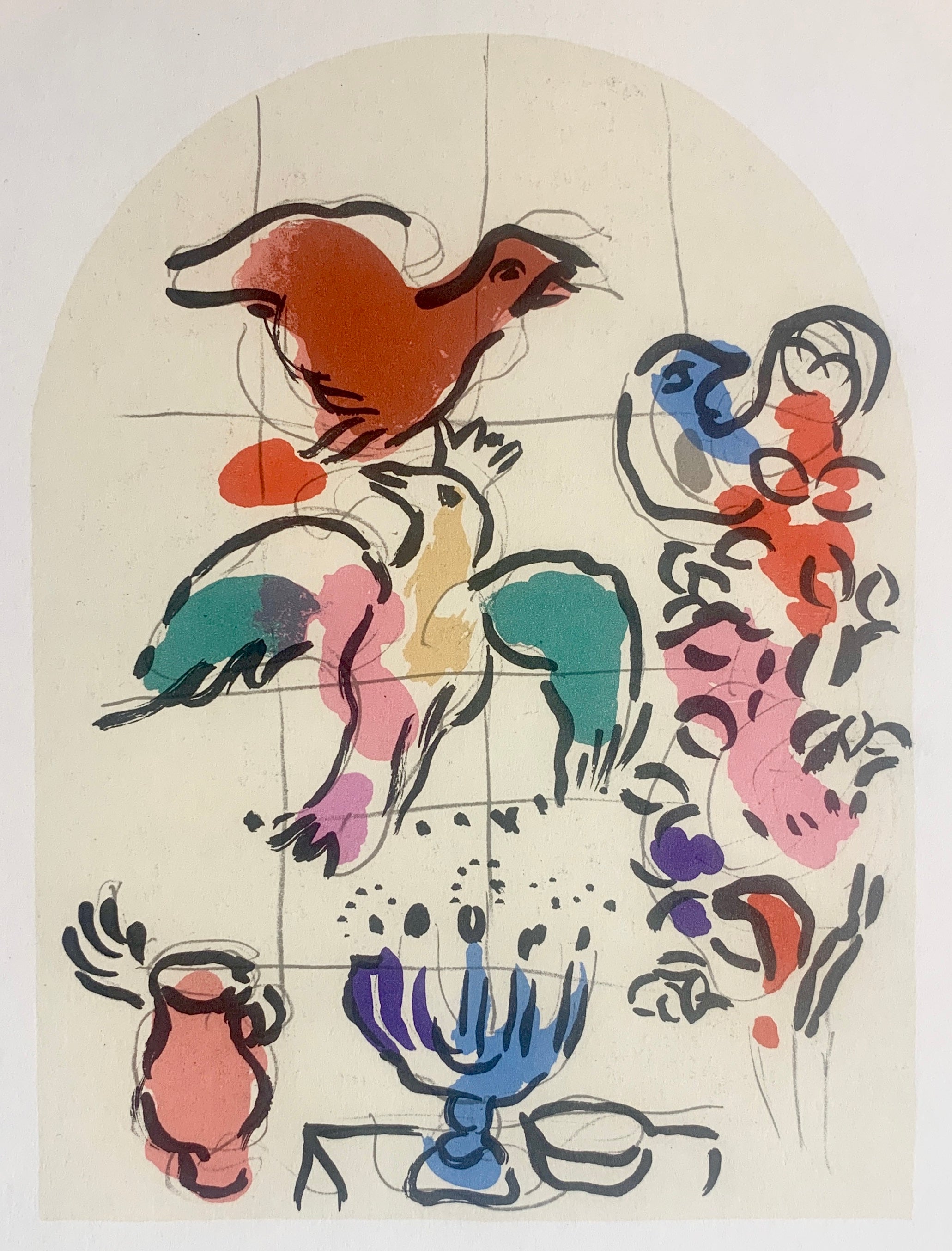 Tribe Of Asher Preliminary Design, Marc Chagall – r. h. ballard shop ... Tribe Of Asher Preliminary Design, Marc Chagall – r. h. ballard shop ...